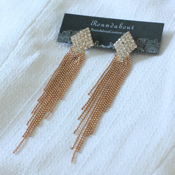 Jewelry | Roundabout Couture Formal Diamond Shaped Rhinestones And ...